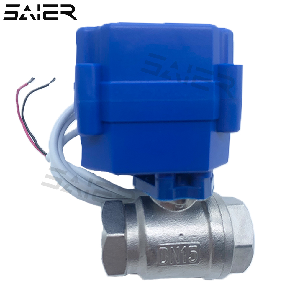 Motorized Ball Valve SUS304 2 Ways Valves for Water cycle ...