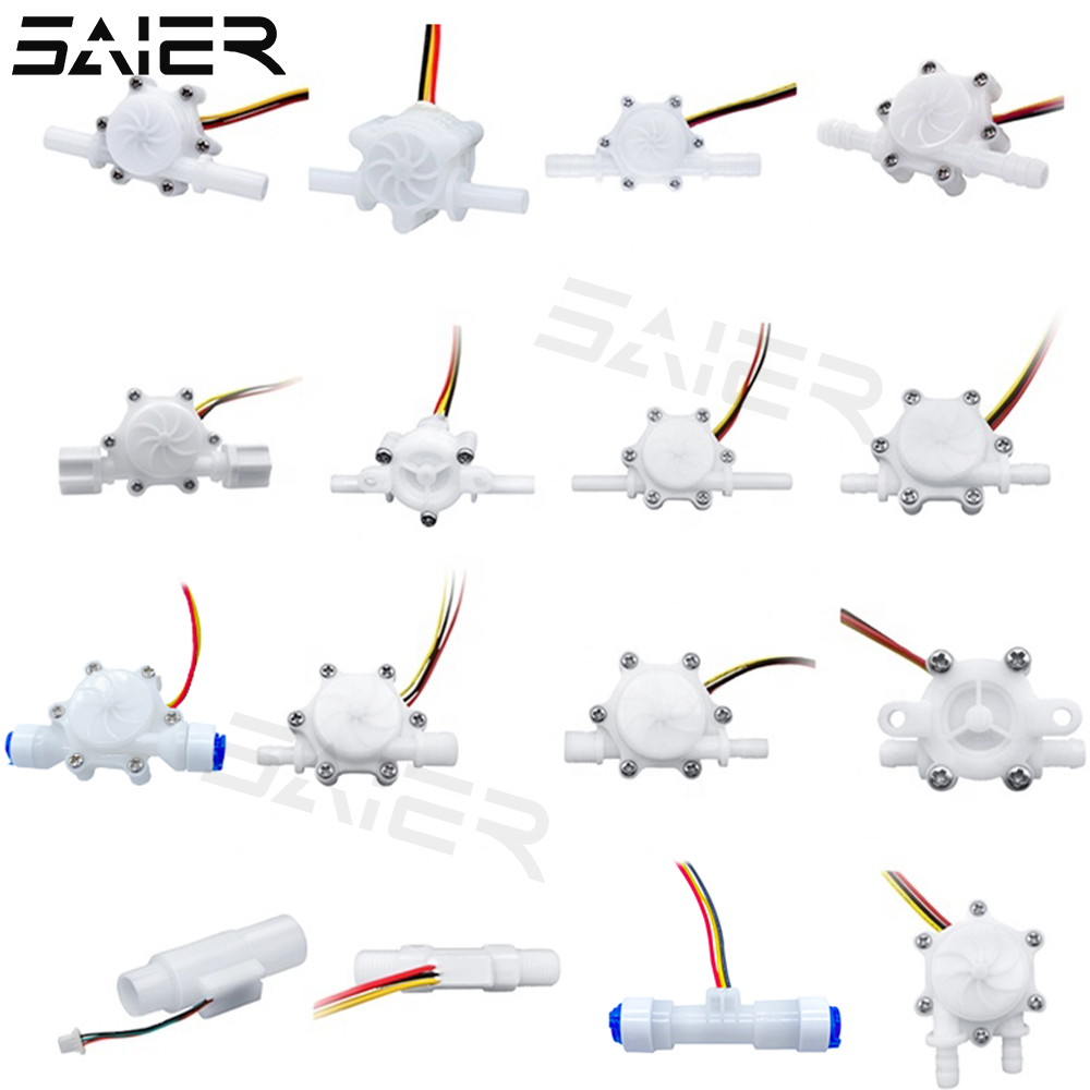 Micro Flow Sensor Meter POM Pulse Output for Home Appliance ...