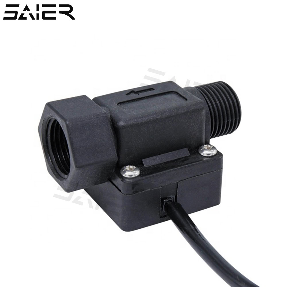Flap Water Flow Switch 1/2" Male to Female 10W Reed Switch ...
